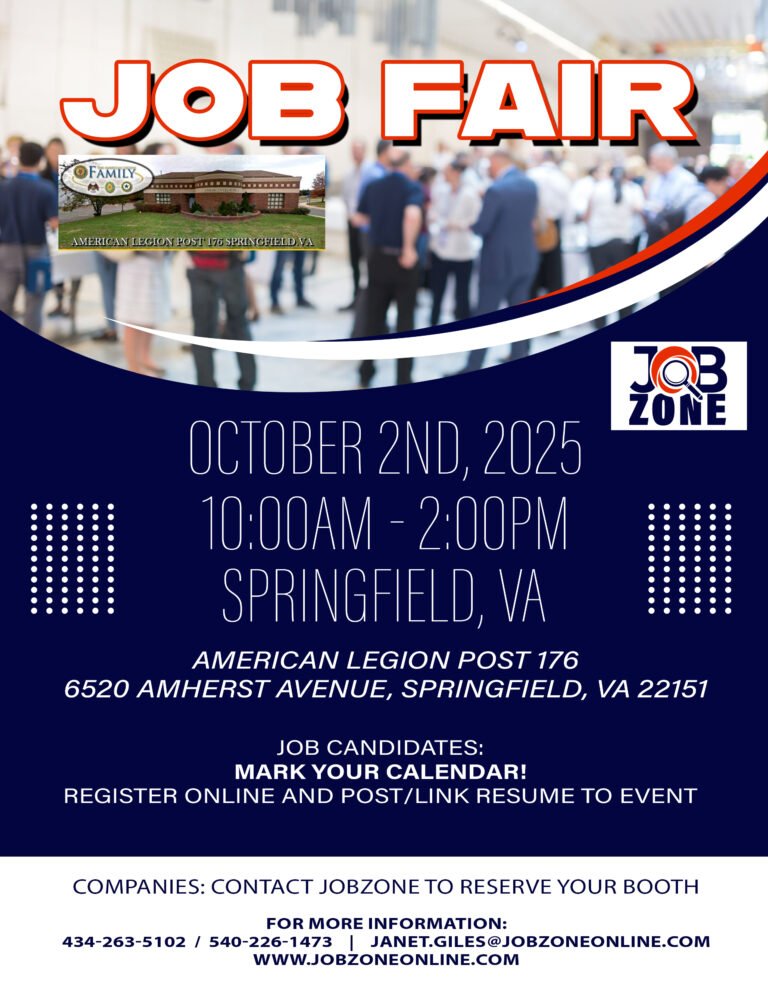 Career Fair Schedule – JobZone